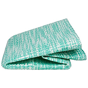 DII Woven Paper Storage Bin, Tweed, Aqua, Medium