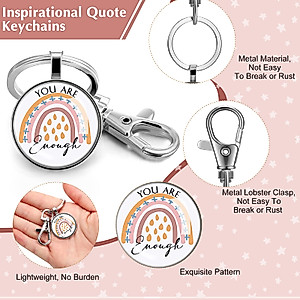 Tessco 3 Pcs Thank You Gifts for Women Appreciation Gift Boxes You Are Loved Gifts Stainless Steel Tumbler Rainbow Makeup Bag Inspirational Keychain You Are Amazing Gifts for Coworker Nurse Secretary