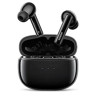 UGREEN HiTune T3 Active Noise Cancelling Wireless Earbuds Bluetooth 5.2, AI-Enhanced Clear Calls Bluetooth Earbuds with mic, Transparency Mode, 10mm Drivers with Bass Boost, HiFi Sound,Fast Pair-Black