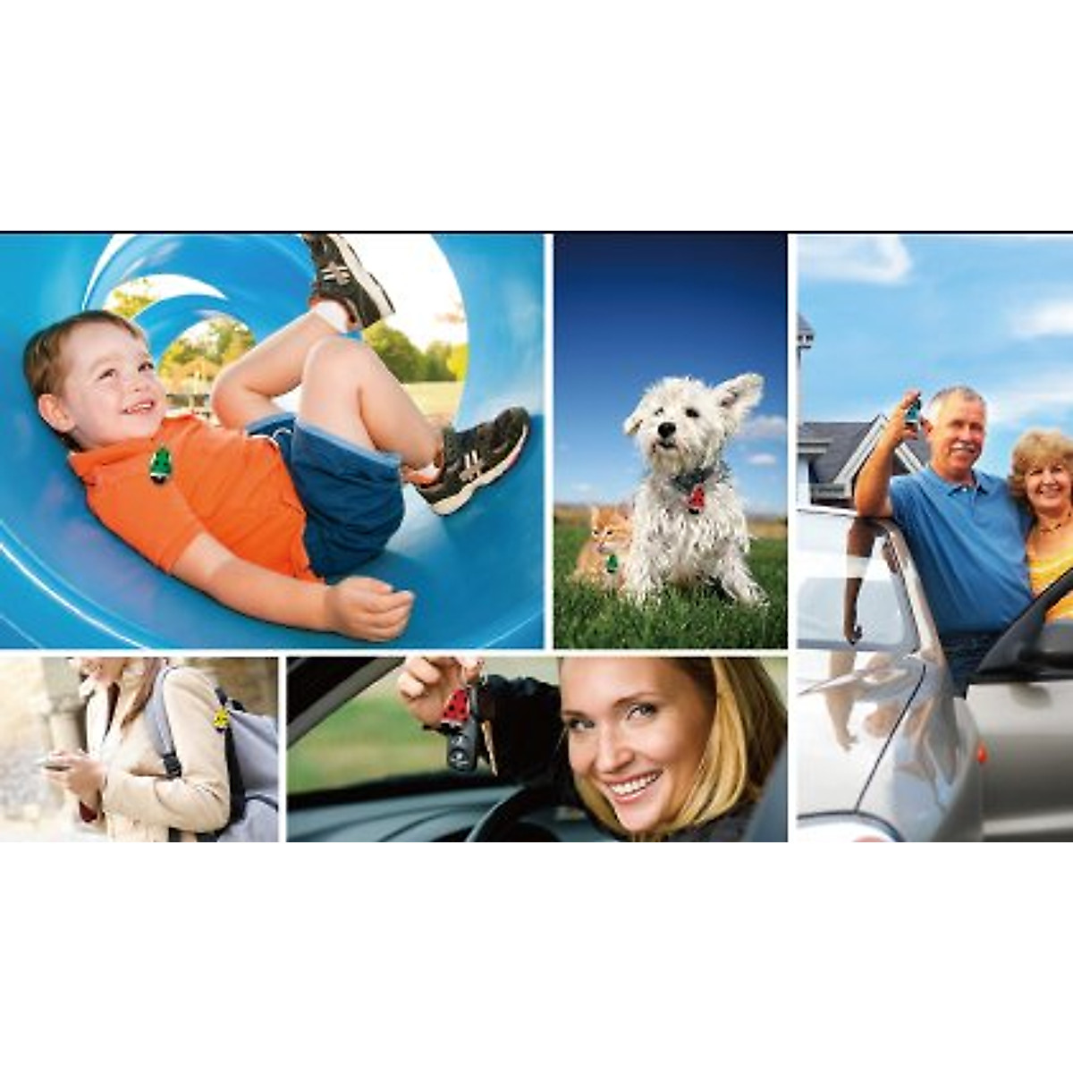 Ardi 2.4GHz Digital RF Guardian Angel, 807G2, 1 Base Unit 2 Tag Units, Personal Safety, Wireless Anti Lost, Remote Finder, Kid Tracker, Cat Locator