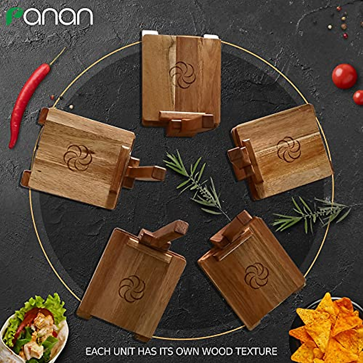 panan Wooden Tortilla Press Mexican Tortillera Presser Made from Natural Food-Grade Acacia Wood - Large Wood Pataconera with 50 Pieces Parchment Paper, Dough Cutter and Recipes eBook (Square 10")