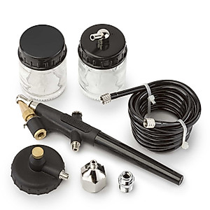 PointZero Single-Action 22cc Siphon-Feed Airbrush Set - .8mm Nozzle
