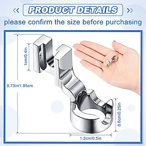 2 Pieces Low Shank Ruler Quilting Foot for Free Motion 1/4 Inch Thick Rulers, Ruler Quilting Pressure Foot Compatible with Singer Brother Kenmore Janome Baby Lock Pfaff Low Shank Sewing Machines