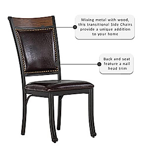 Powell Furniture Franklin Dining Group, Dark Brown