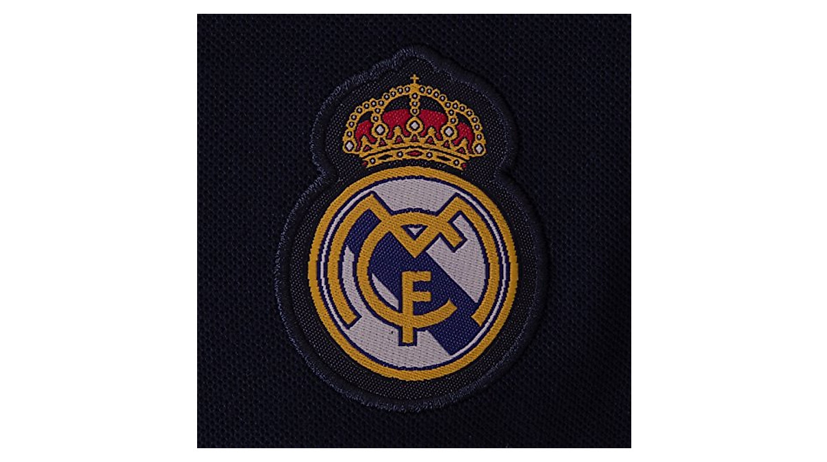 Real Madrid Boys Crest Polo Shirt Navy - Age 8