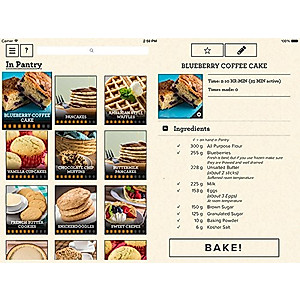 Perfect Company Bake 1.0 Smart Scale and Recipe App Kitchen Tool, White (Discontinued by Manufacturer)