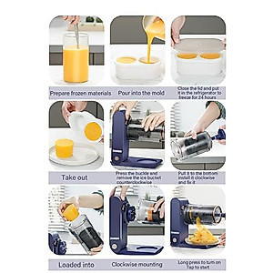 Shaved Ice Machine Electric Rechargeable Snow Cone,Kitchen Table-Top Ice Crusher for Slushies,can make Ice Cream,Smoothie,with 2 Silicone Ice Mold