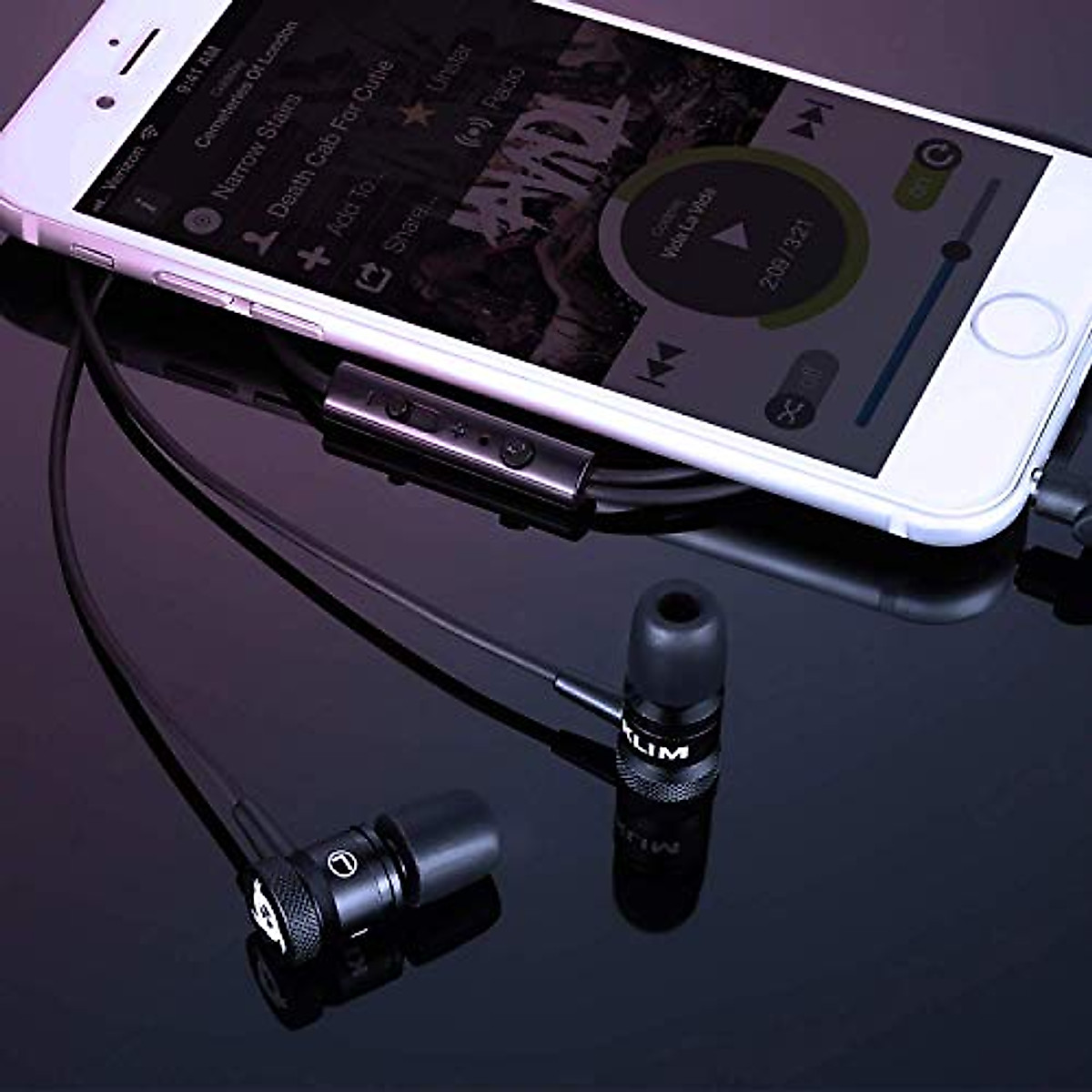 KLIM Earphone Foam Earbud Tips 4.5 mm + New 2023 Version + 12 Innovative Memory Foam Earbuds Tips + Extremely Comfortable + Isolates from Outside Noise + Earphone Tips in 2 Different Sizes