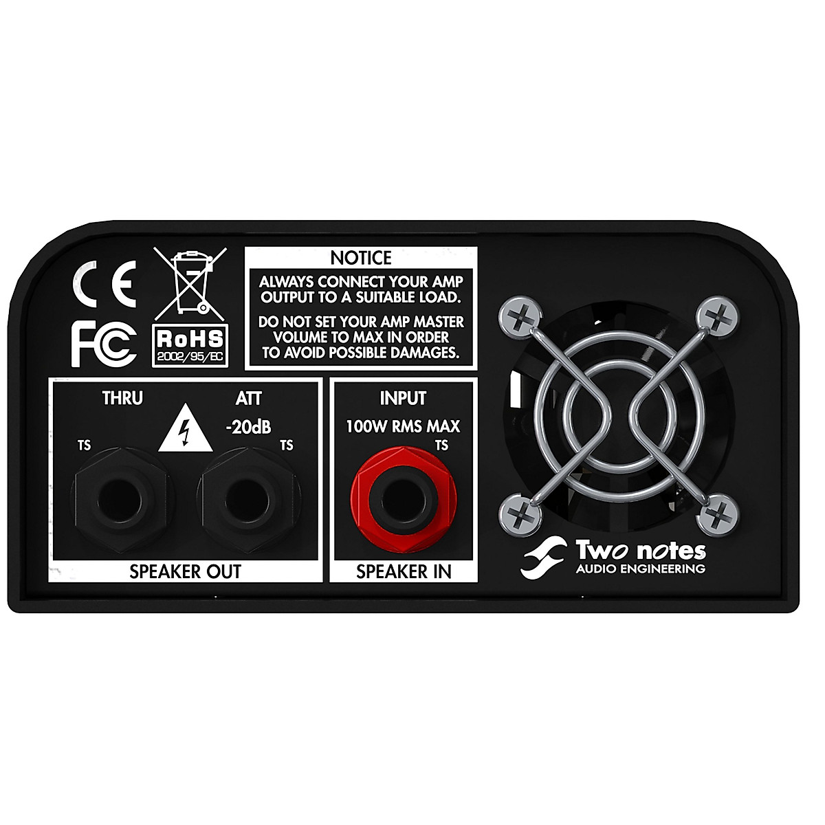Two Notes Torpedo Captor Reactive Loadbox, DI and Attenuator - 16 Ohm