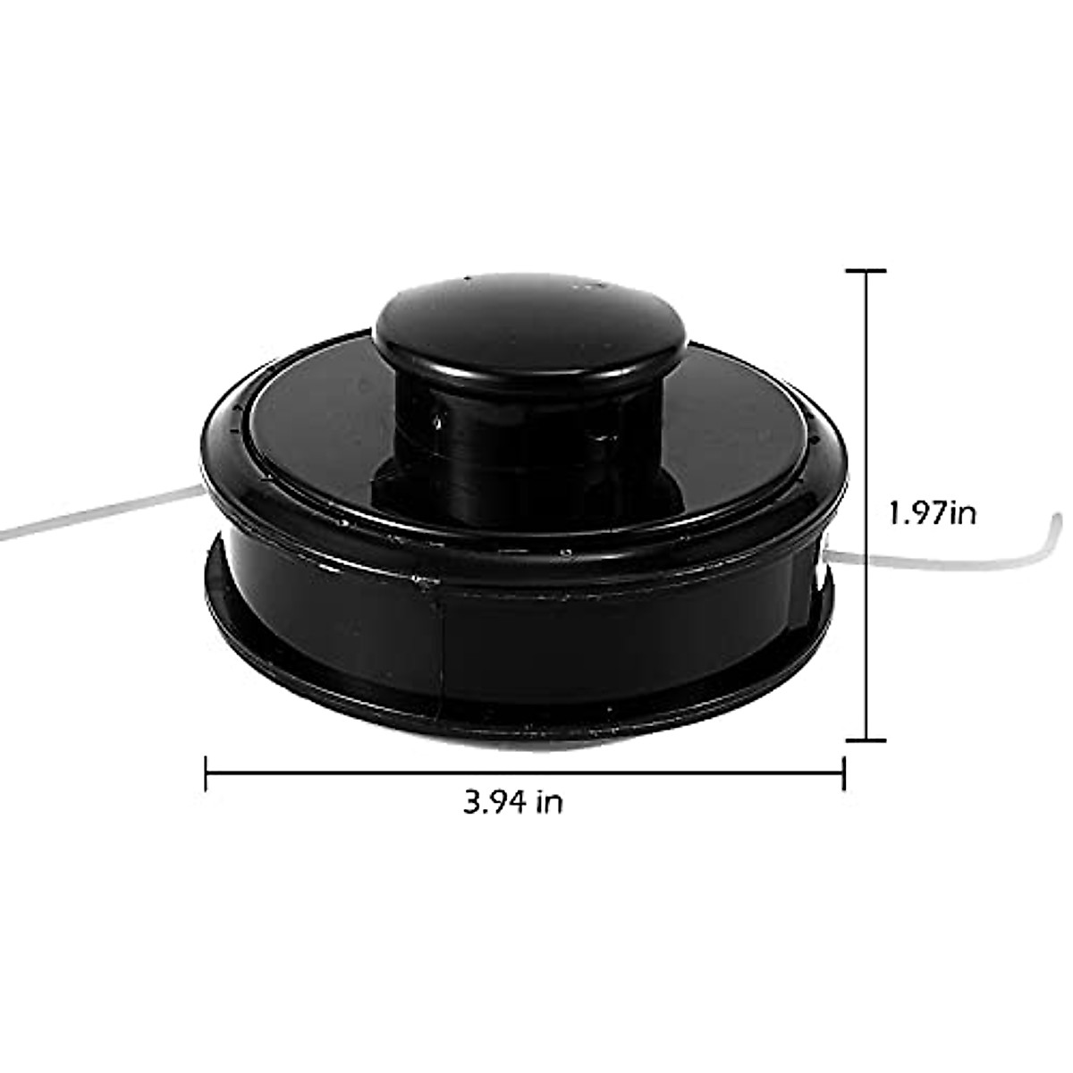 Dyna-Living Echo Trimmer Head Replacement for Echo, Echomatic Bump Head for SRM Straight Shaft Trimmers, Speed Trimmer Head Fit for Replacing Echo SRM 225 Parts, Echo SRM 266 Parts