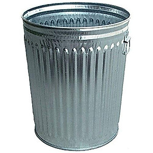 Witt Industries WHD24C Galvanized Garbage Can, 24 Gallon Heavy Duty