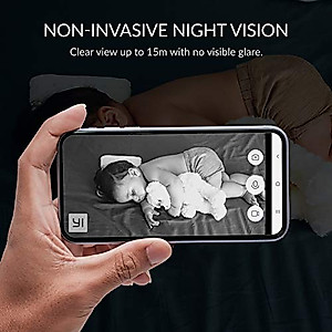 YI 2pc Security Home Camera, 1080p 2.4G WiFi Smart Indoor IP Cam with Night Vision, 2-Way Audio, AI Human Detection in Phone App, Pet Cat Dog Cam, Works with Alexa and Google