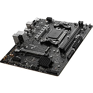 MSI PRO A620M-E ProSeries Motherboard (AMD AM5, DDR5, PCIe 4.0, SATA 6Gb/s, M.2, USB 3.2 Gen 1, Gbps LAN, DVI/HDMI, mATX)
