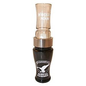 Buck Gardner (ACPHHLWP/SGH) Honker Hammer Acrylic/Polycarbonate Goose Call, White Pearl/Smoke