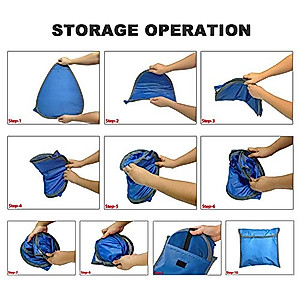 Beach Canopy, Portable Sun Shade Canopy Beach Sunbathing Personal Sun Protection Quick Installation for 1 People