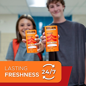 Miles - Deodorant for Teens, Tweens, & Kids - No Aluminum, Odor-Neutralizing Technology, Kid Friendly - Rugged Scent - 2-Pack