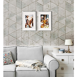 BD ART 12x16 White Picture Frame Made of Wood and High Definition Glass Display Pictures 8x12 with Mat or 12x16 Without Mat - Vertical and Horizontal Wall Mounting