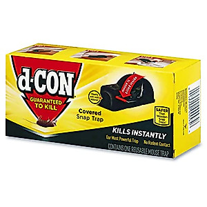 d - CON Ultra Set Covered Snap Trap 1 Ct. (Pack of 5) for Mouse