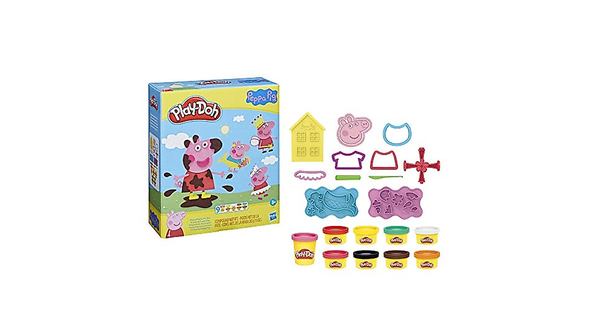 Play-Doh Peppa Pig Stylin' Set for Kids - Dress Up Fun