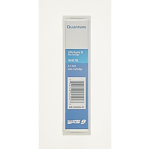 Quantum Ultrium LTO 9 Data Cartridge 18TB Native / 45TB 2.5:1 Compression, Black (MR-L9MQN-01)