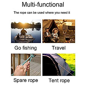 Medolli Portable Retractable Clothesline for Outdoor/Indoor, Travel, Camping, Backyard, Hotel, Adjustable Clothesline with 10 Windproof Clothespins, Multi-Functional, 26 ft