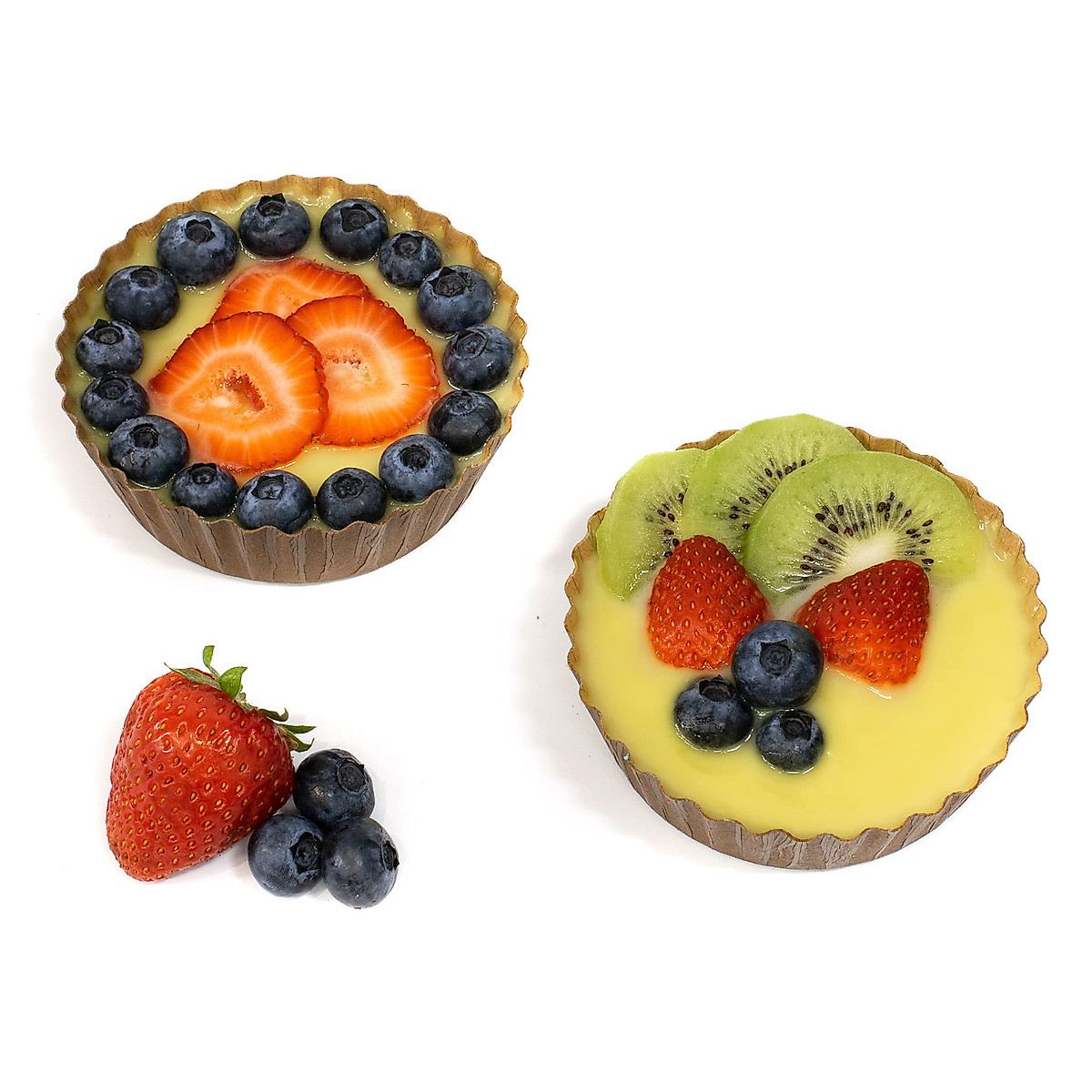 JA Kitchens Ridged Paper Coated Baking Cup - Sturdy for Baking and Serving (150)