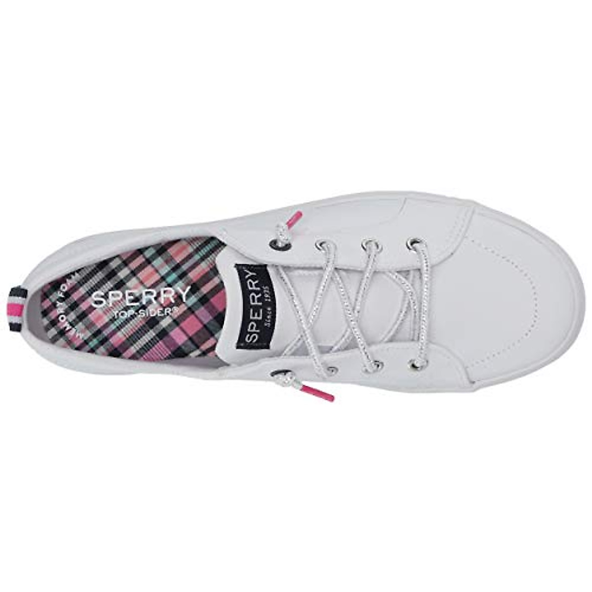 Sperry Crest Vibe Sneaker, White, 6 US Unisex Big Kid