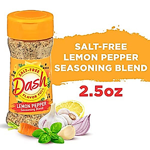 Dash Salt-Free Seasoning Blend, Lemon Pepper, 2.5 Ounce