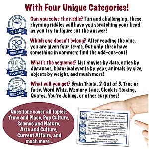 Wit's End - A Mind Challenging Trivia and Brain-Teasing Game That Will Test Players' Wits & Knowledge - for Adults & Family