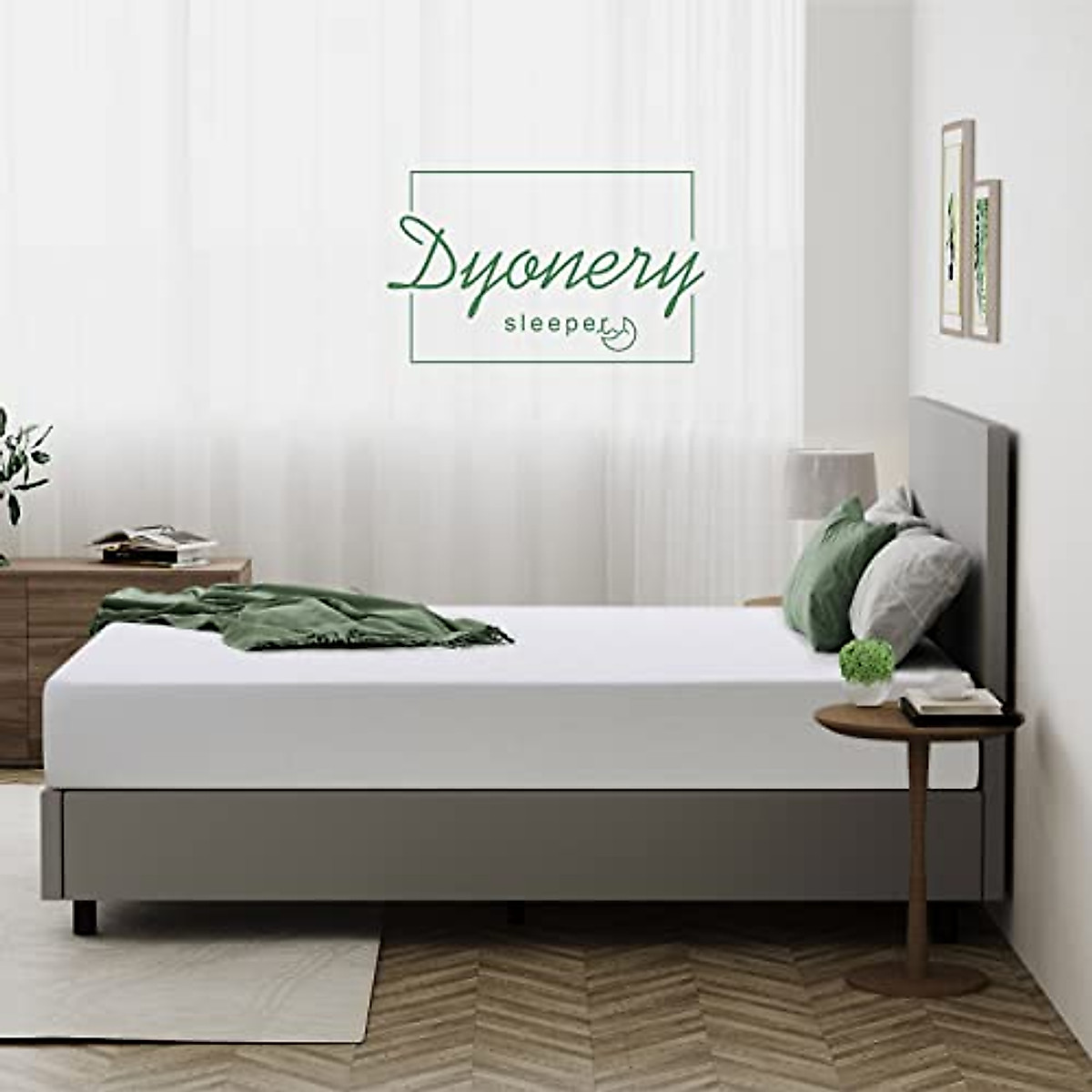 Dyonery Full Size Mattress 8 Inch Copper Memory Foam Mattress, CertiPUR-US Certified Made in USA, Gel Bed Mattress in a Box Fiberglass Free, Double Mattress, 54"×75", Medium