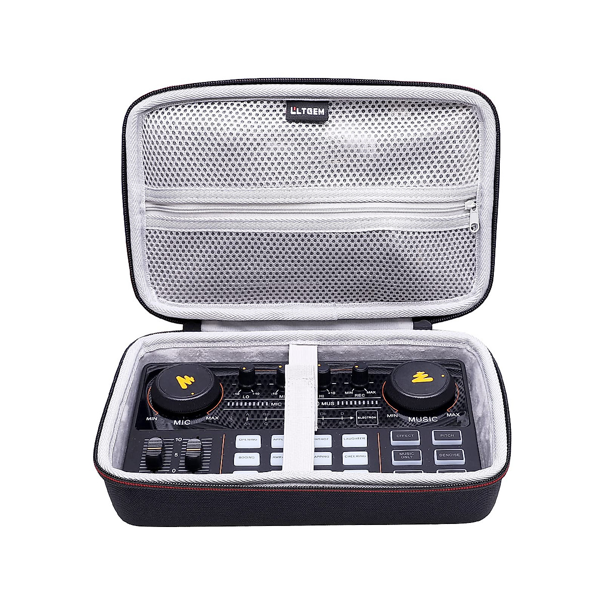 L LTGEM EVA Hard Storage Case for MAONO Audio Interface with DJ Mixer and Sound Card - Travel Protective Carrying Bag
