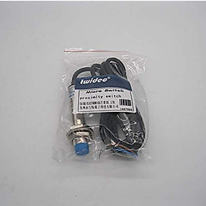 Twidec/M12 Approach Sensor Inductive Proximity Switch PNP NC DC 6-36V, 4mm Detecting Distance LJ12A3-4-Z/AY