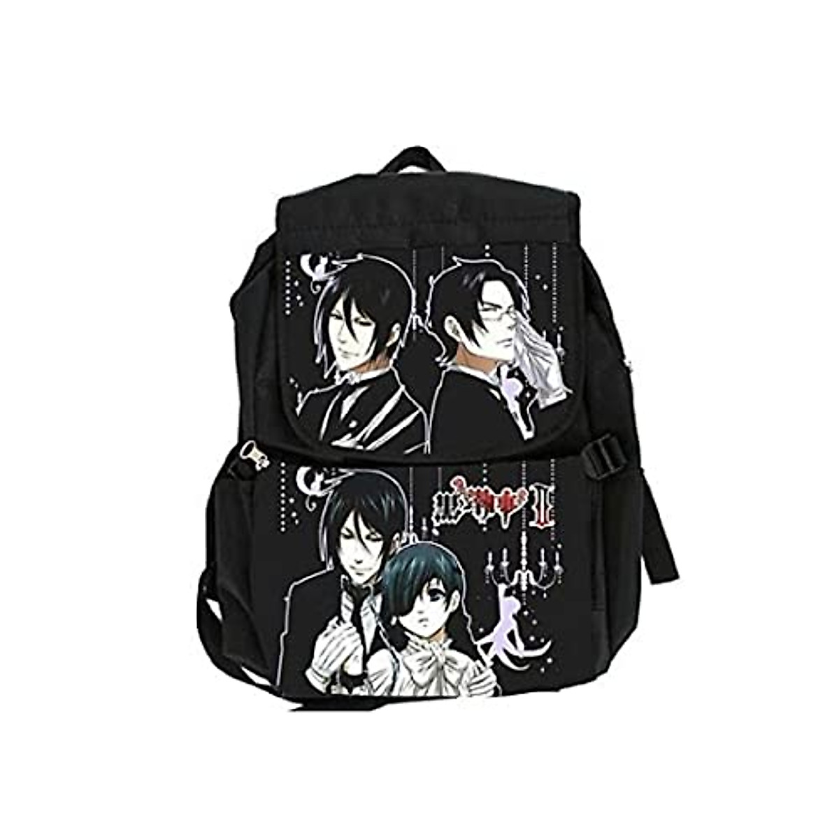Anime Characters Large Size Backpack School Bag Laptop Bag 18" For Black Butler Kuroshitsuji