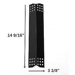 Replace parts Porcelain Steel Heat Plate, Replacement for Grill Master 720-0697, 720-0737, Nexgrill 720-0830H, 720-0783E Gas Grill Models (Porcelain Steel -4pcs)