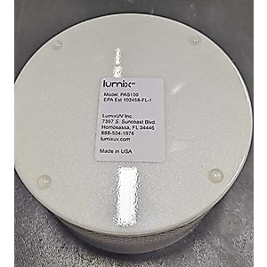 LumixUV Smart UV-C Air Sanitizer and Purifier | White Noise Machine | Night Light | Air Quality Monitor | Ultraviolet LEDs Remove Odors, Kill Viruses, Mold, Bacteria, and Allergens - iOS & Android App