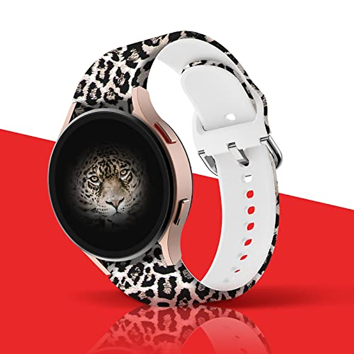Arsfit Fancy Bands Compatible for Samsung Galaxy Watch 6/ Galaxy Watch 5 40mm 44mm 43mm 45mm 47mm / Galaxy Watch 4 40mm 44mm / Watch 4 Classic 42mm 46mm Band, Print Silicone Pattern Replacement Strap for Women Men Ladies Girls