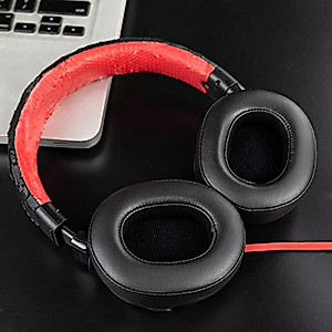 SOULWIT Professional Earpads Replacement for Sony MDR-ZX750 (ZX750BN/ZX750AP/ZX750DC) Headphones, Ear Pads Cushions with Upgraded Soft Protein Leather