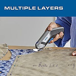 Dremel 4V Cordless Electric Scissors with USB Rechargeable Battery and Two Blade Attachments - Ideal for Cutting Cardboard, Fabric, and Paper, HSSC-01