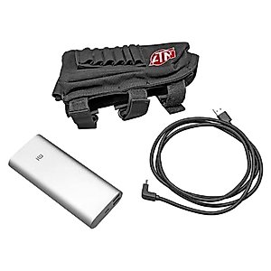 ATN Power Weapon Kit 20,000mAh Battery Pack w/USB Connector, provides up to 22 hrs of continuous use Black