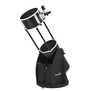 Sky Watcher Sky-Watcher Flextube 300 Dobsonian 12-inch Collapsible Large Aperture Telescope – Portable, Easy to Use, Perfect for Beginners, White/Black (S11740)