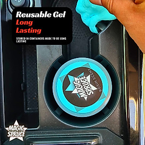 FINOCLAY Car Cleaning Gel Kit for Interior, Non-Water Car Detailing Putty, Scented Car Dashboard Cleaner, Car Cleaning Products, Upholstery Dust Remover, Vent, Reusable PC Laptop, Keyboard Cleaner