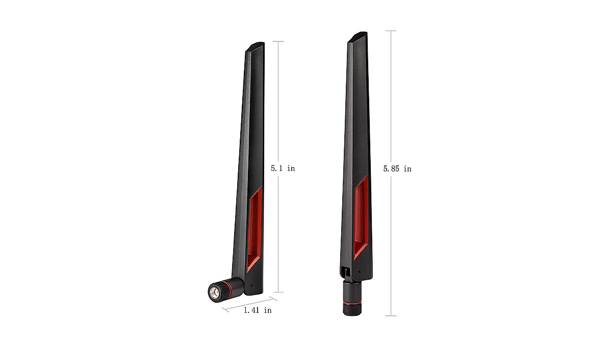 Superbat Dual Band WiFi Antenna - 4 Pack 2.4GHz 5GHz