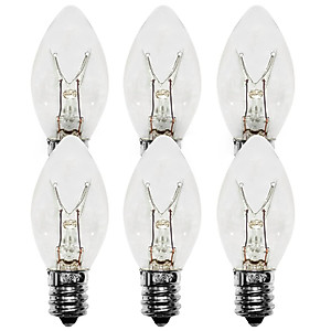 Himalayan Glow ‎Incandescent Light 40-Watt Himalayan Salt lamp Bulb, 6 Count