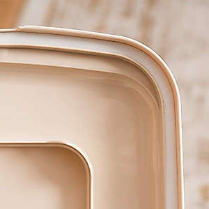 IRIS USA 42Lbs/55Qt Airtight Pet Food Container with Attachable Casters