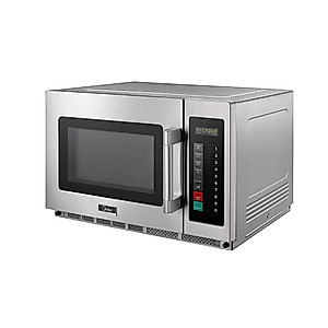 MIDEA Equipment 1834G1A Commercial Microwave, 1800 Watts, Stainless Steel