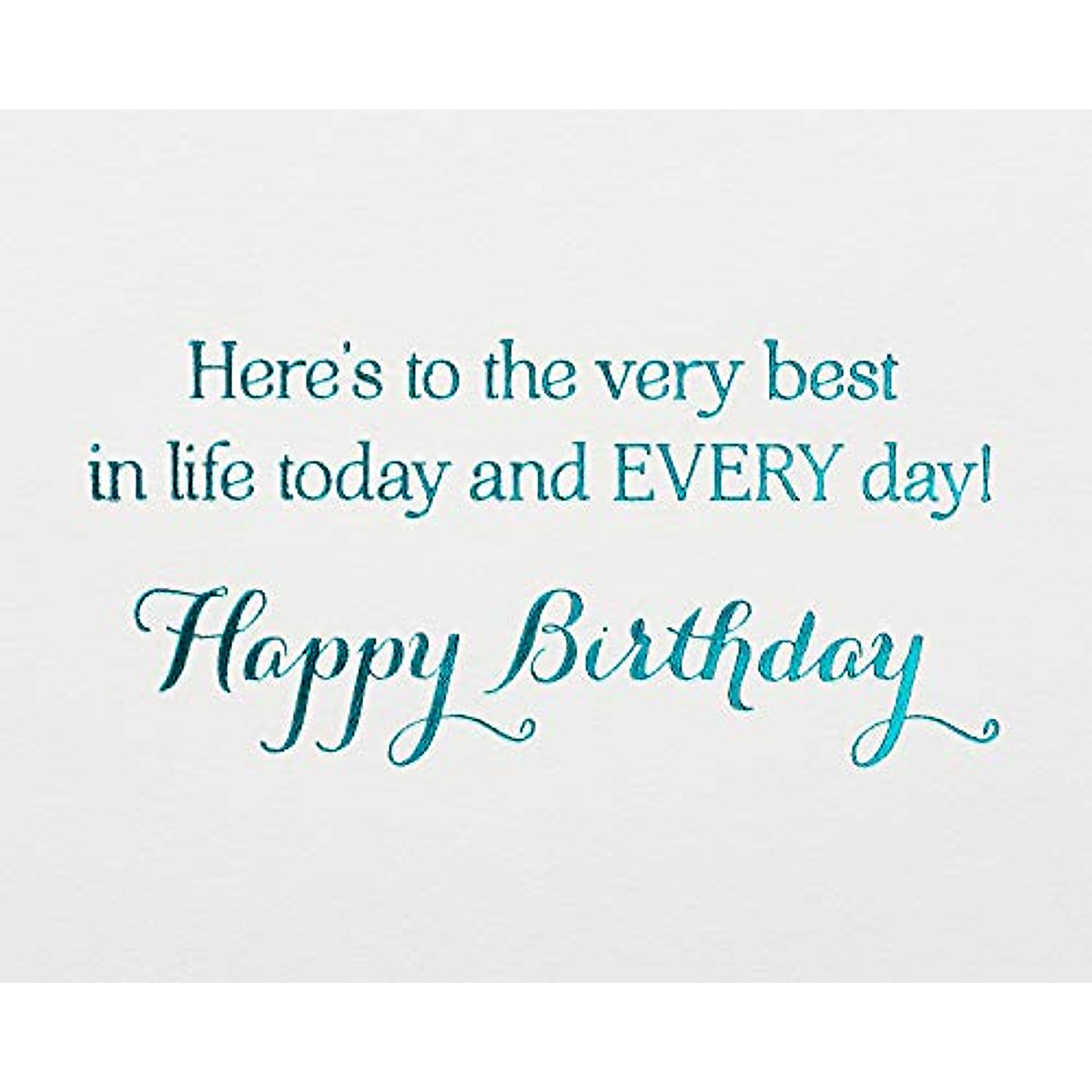 Papyrus Birthday Card (Very Best In Life)