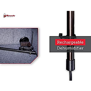 Hornady Gun Safe Dehumidifier Rod 12 Inch, Black, 95903 - Maintenance-Free Plug-In Electric Dehumidifier Eliminates Moisture for Gun Safes & Cabinets to Help Prevent Rust & Corrosion in Your Gun Vault