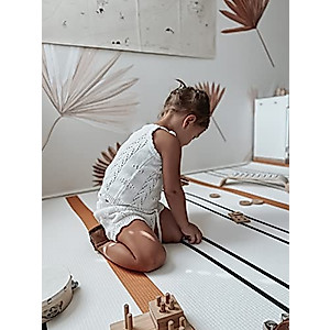 Ofie mat by Little Bot, Baby Play mat (Stripe + Country Road Nordic)