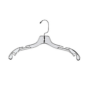 Clothes Hangers - Light Weight Dress Hangers - 17" - Case of 100