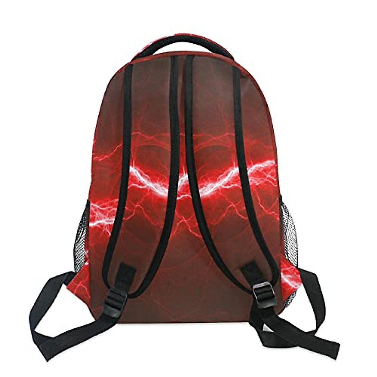 xigua Flash Thunder School Backpack for Girls Boys Lightning Travel Daypack Lightweight Shoulder Bag for Men Women College, Red